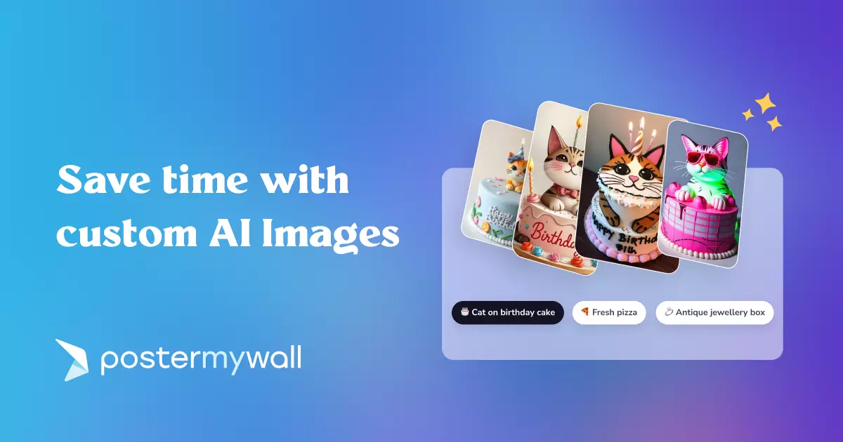 Create Custom Images with AI Image Generator | PosterMyWall