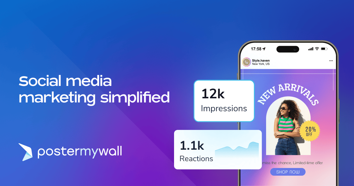 Publish to Social Media | PosterMyWall