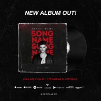 "New Single" NEW ALBUM RELEASE PROMO AD Template | PosterMyWall