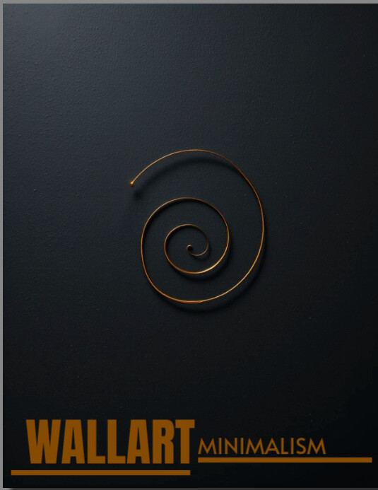 Copy of "The Thought" wall art minimalism | PosterMyWall