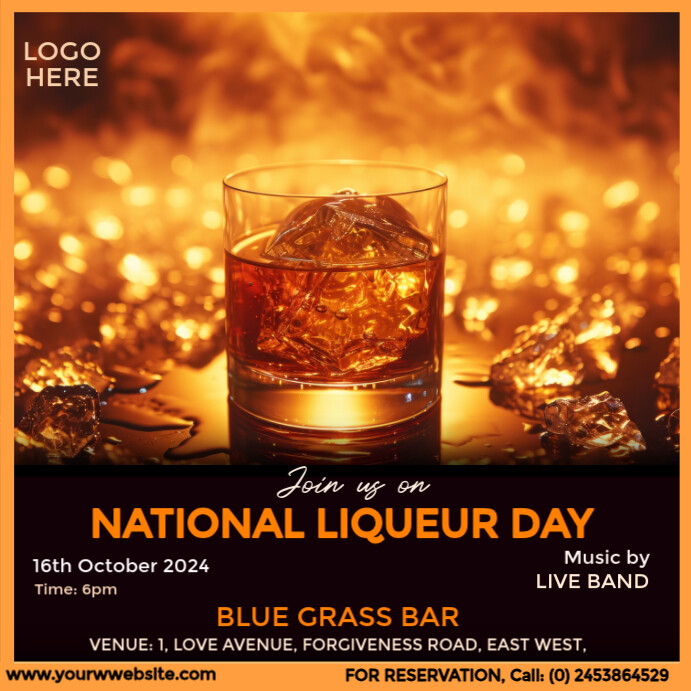 National Liqueur Day Template | PosterMyWall