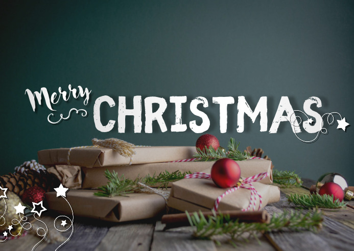 'Merry Christmas!' Postcard Template | PosterMyWall