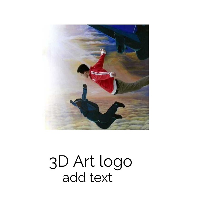 . 3D Art logo design template. | PosterMyWall