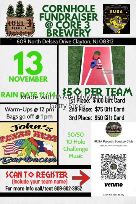 Copy of Cornhole Flyer Design Template | PosterMyWall