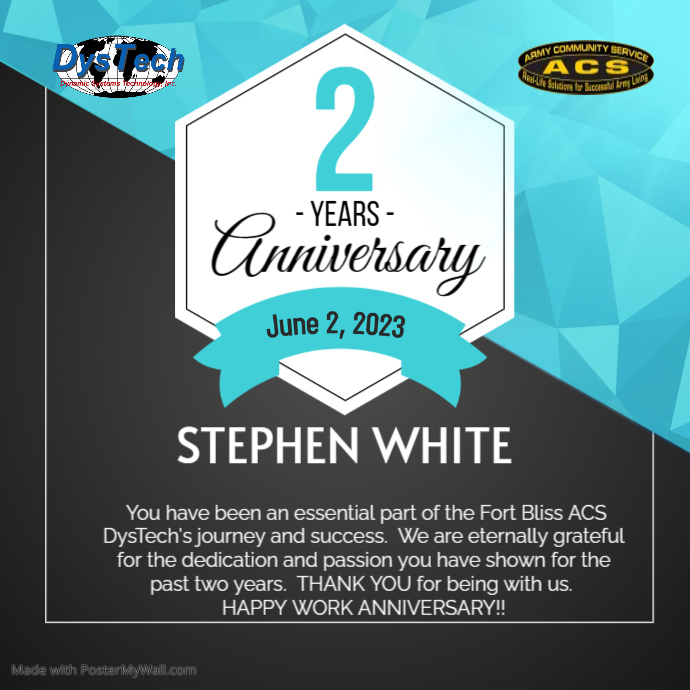 Company Anniversary | PosterMyWall