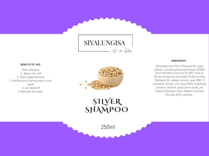 Copy of SILVER SHAMPOO | PosterMyWall