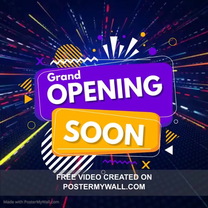 Copy of opening soon video,retail video | PosterMyWall