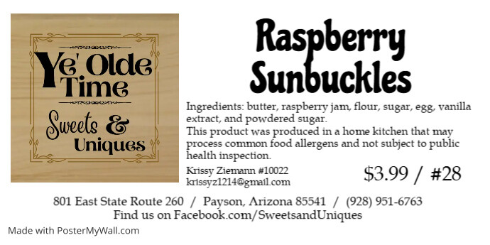 Raspberry Sunbuckles | PosterMyWall