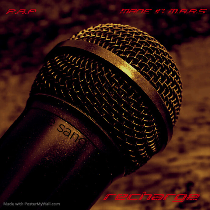 microphone the mixtape cd cover art template | PosterMyWall