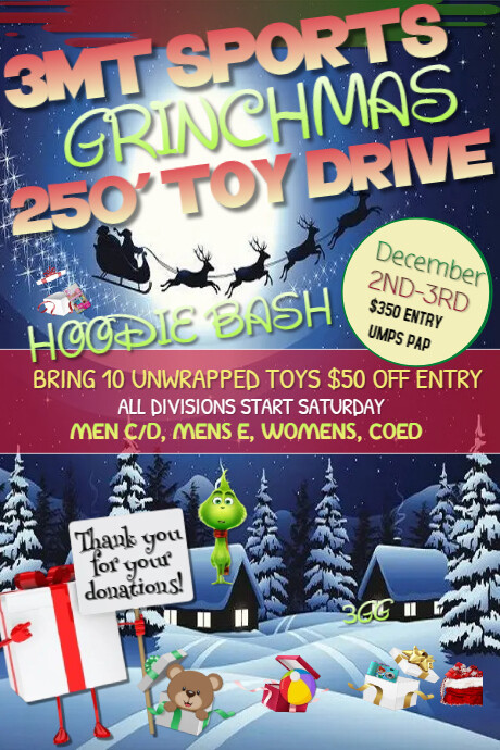 holiday toy drive 3 | PosterMyWall