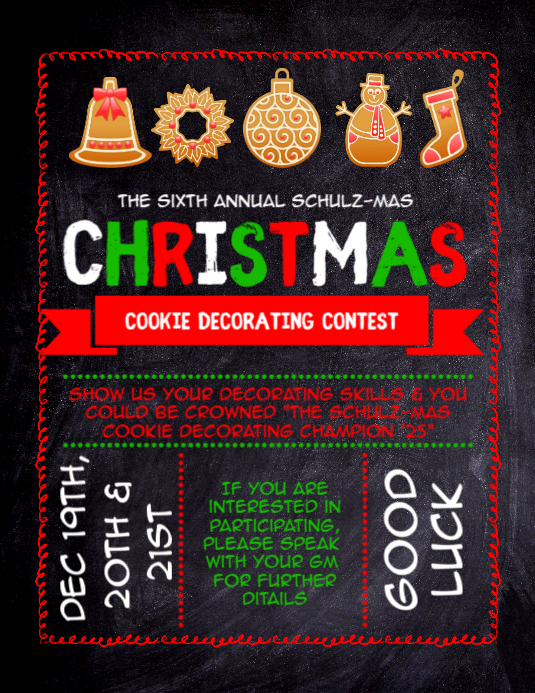 Copy of Christmas Cookie Exchange Party Flyer | PosterMyWall
