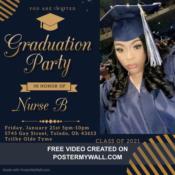 Copy of Graduation Celebration Invitation Post | PosterMyWall