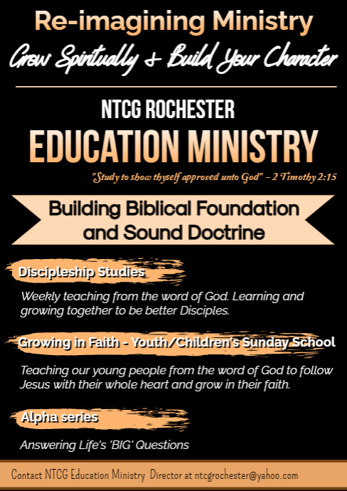 MINISTRY | PosterMyWall