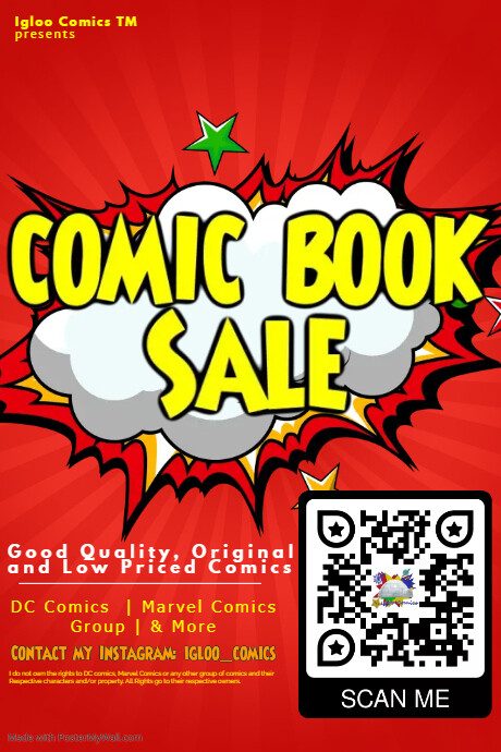 Comic Party Flyer Template | PosterMyWall