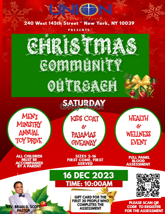 UBC CHRISTMAS COMMUNITY OUTREACH | PosterMyWall