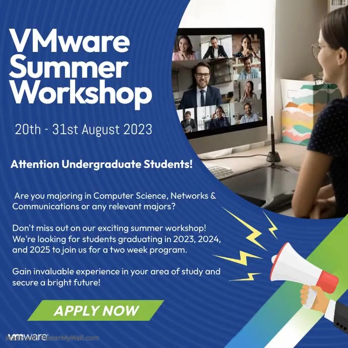 Summer Internship Program Ad Post Template | PosterMyWall