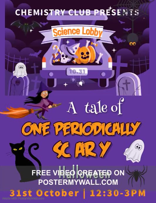 Copy of Halloween chemistry fun! | PosterMyWall