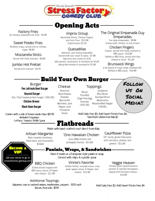 Nov 7 Menu Outside menu | PosterMyWall