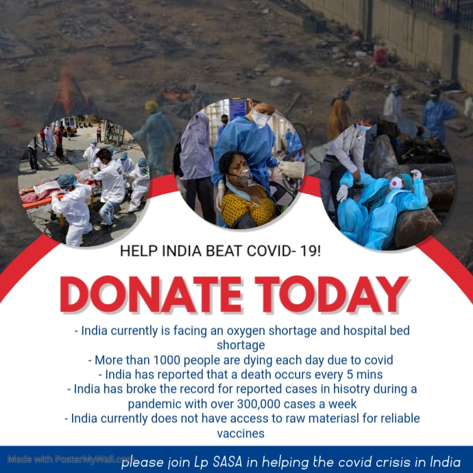 HELP INDIA | PosterMyWall