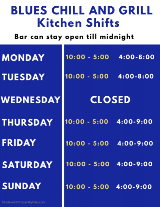 Copy of Business Hours Opening Hours Flyer | PosterMyWall