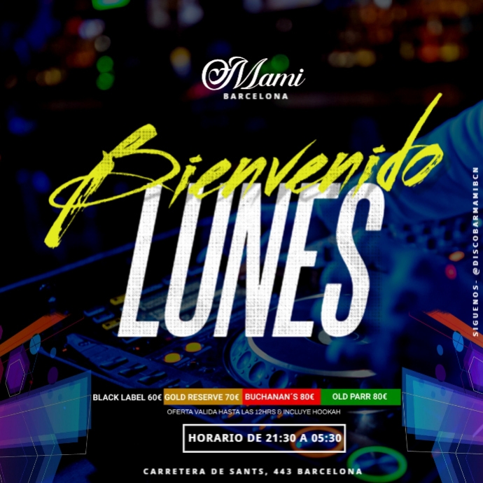 LUNES | PosterMyWall