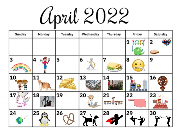 Copy of April 2022 landscape | PosterMyWall