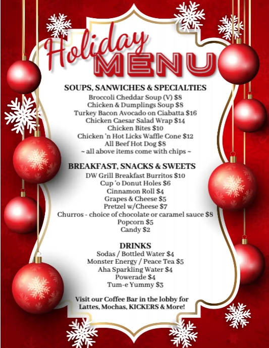 TVFM Bazaar Menu | PosterMyWall