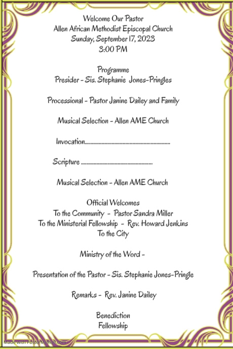 Copy of Event Program Template Final 1 | PosterMyWall