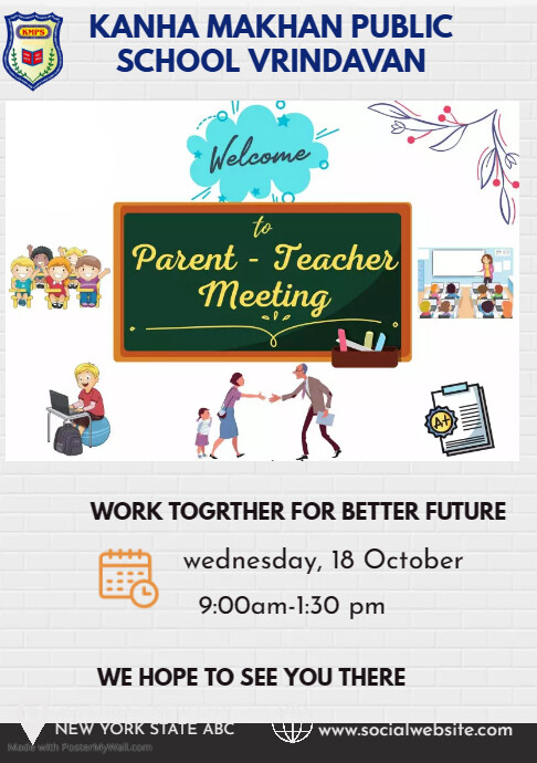 parent teacher meeting | PosterMyWall