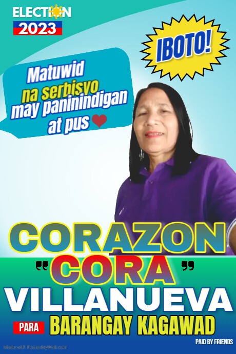 Blue Election Poster | PosterMyWall