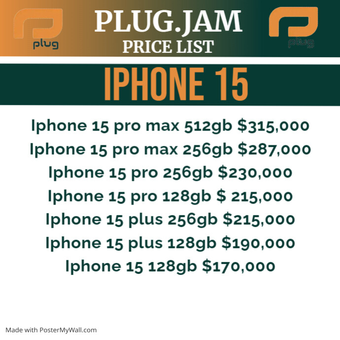 Copy of Fruit Juice Price List Template (1) | PosterMyWall