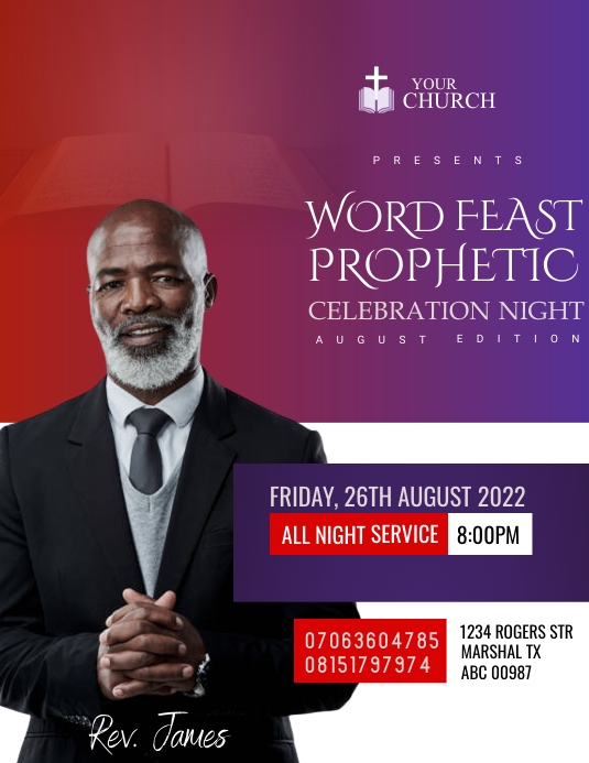 01 Brosur Template Gereja | PosterMyWall