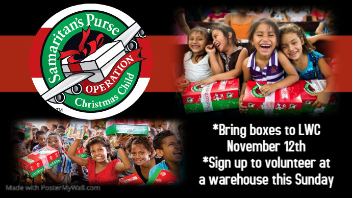 Prayer Operation Christmas Child | PosterMyWall