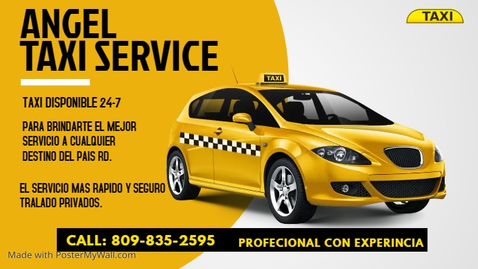 Taxi Services Ad | PosterMyWall