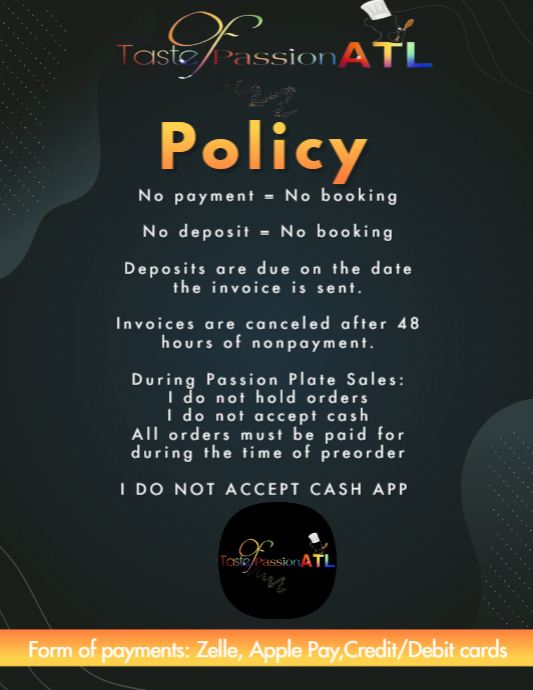 Copy of Cashless Payment Method Restaurant Guidelines | PosterMyWall