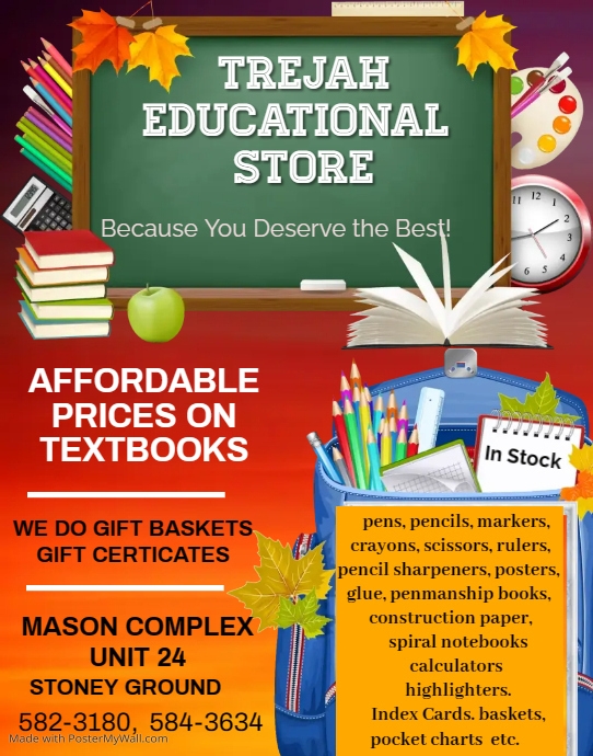 Back to School Supply Drive Flyer Template | PosterMyWall