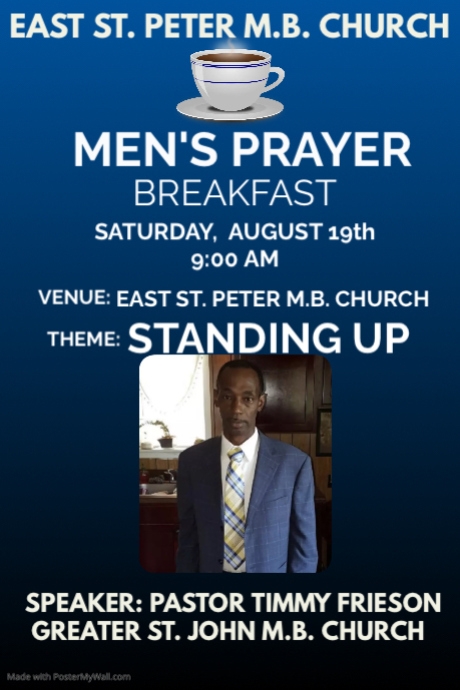 Men's. Meeting | PosterMyWall