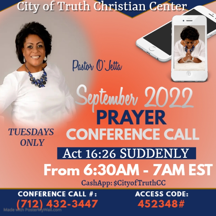 Copy of Copy of Copy of Copy of Prayer Call Promo (2) | PosterMyWall