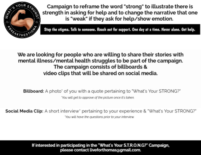 Whats Your STRONG Campaign | PosterMyWall