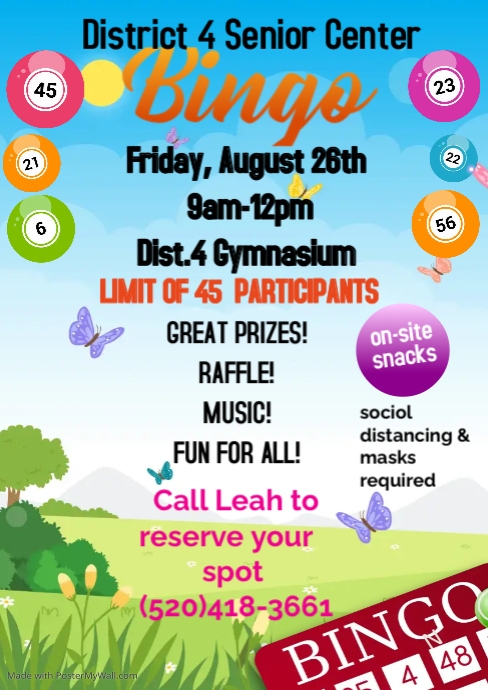 Copy of Flyers Bingo Summer | PosterMyWall