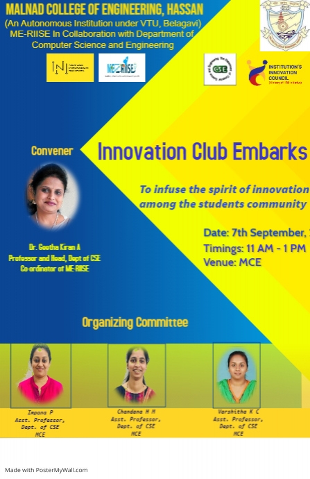 Innovation Club | PosterMyWall