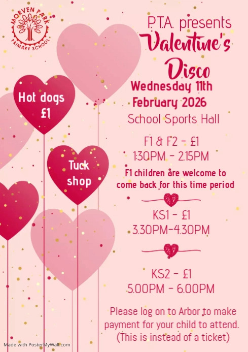 Whole school Valentines | PosterMyWall