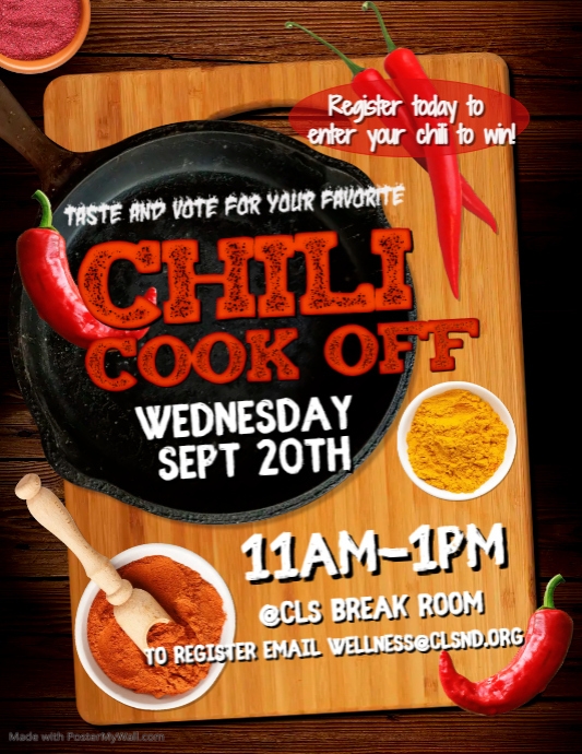 Chili Cook-Off Flyer | PosterMyWall