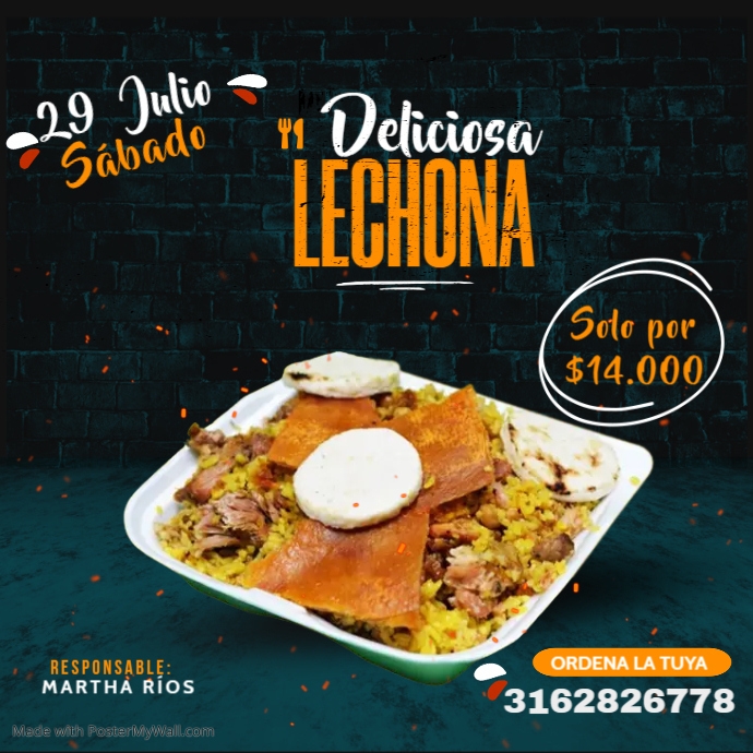 Copia de Food instagram promotion and banner post (1) | PosterMyWall