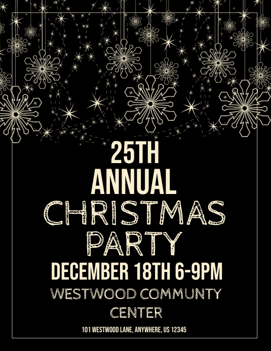 Annual Christmas Party Templates