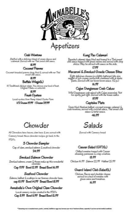 Annabelle's Summer Menu 1 (2) | PosterMyWall