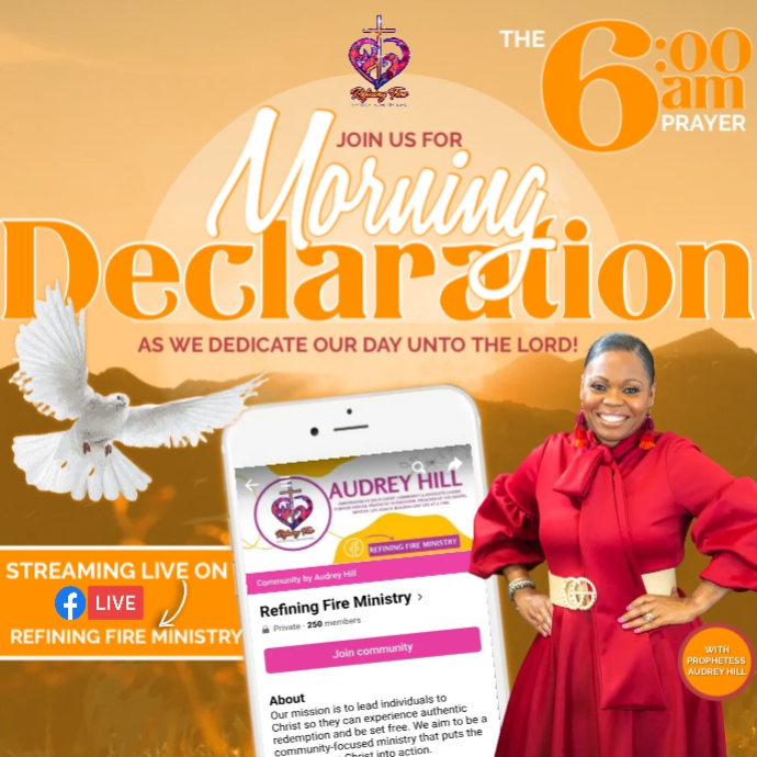 Copy of Morning Declaration | PosterMyWall