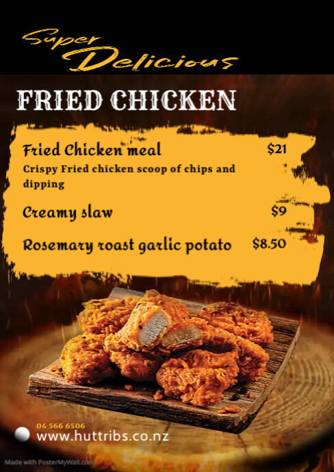 Fried Chicken Ads | PosterMyWall