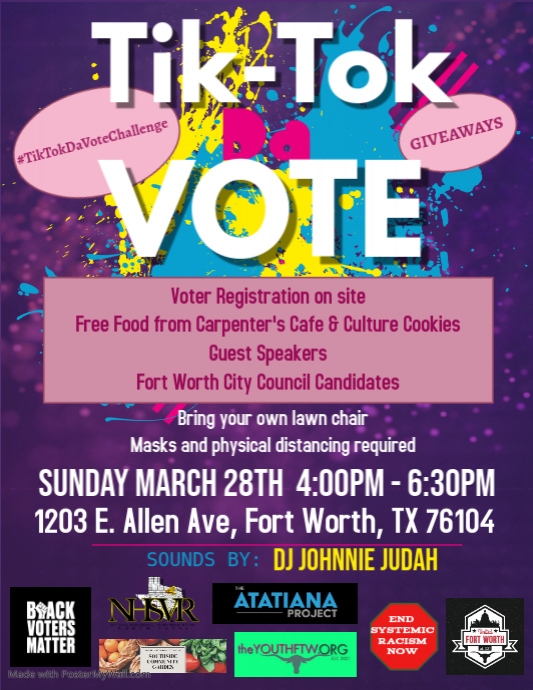 Copy of TIKTOK da VOTE | PosterMyWall