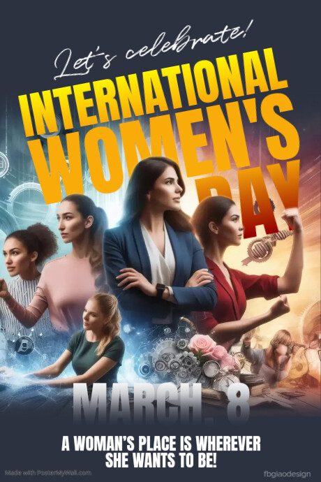 020324 International Women's Day poster Template | PosterMyWall